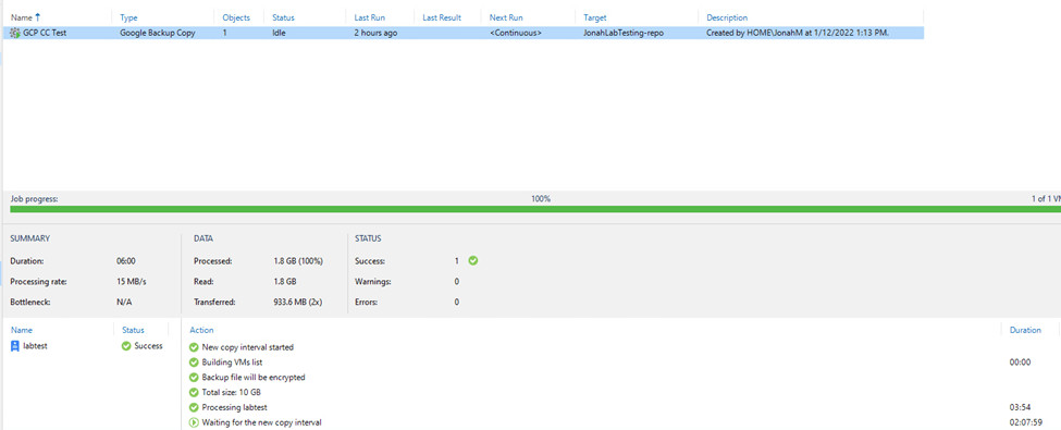Integrating Veeam Backup For Gcp With Vbr Different Dev
